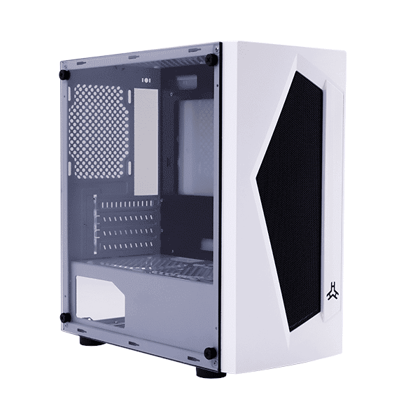 Rakk Anyag Tempered Glass Gaming Case Frost | Bermor Techzone